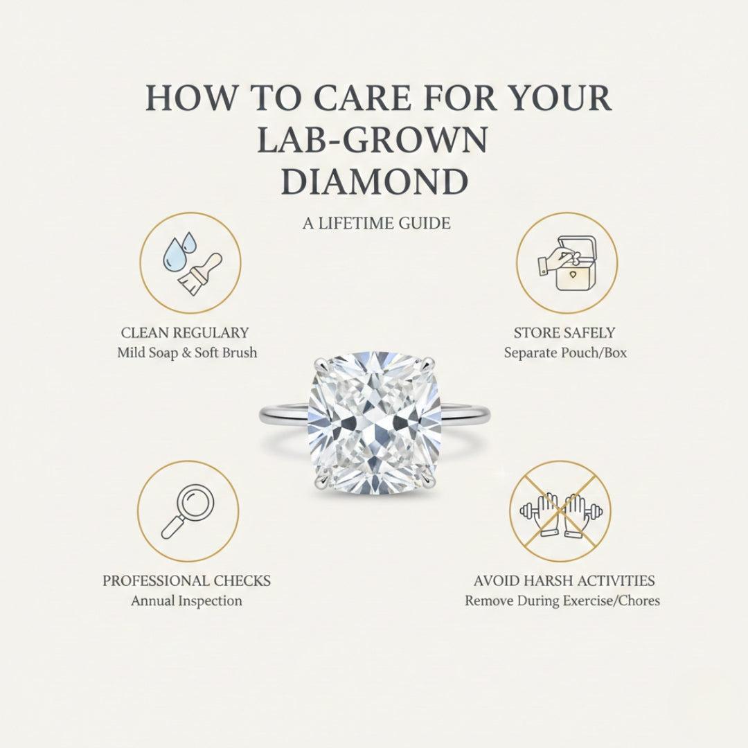 How to Care for Your Lab-Grown Diamond: A Lifetime Guide – Layla Diamonds